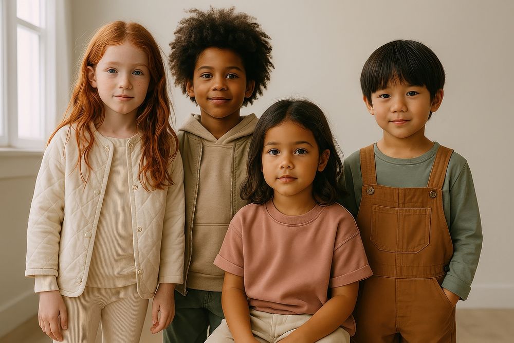 Diverse children smiling together. | Free Photo - rawpixel