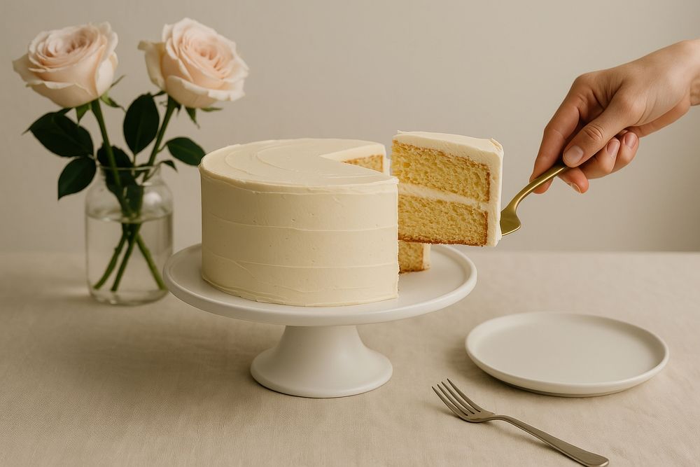 Elegant cake slice presentation | Free Photo - rawpixel