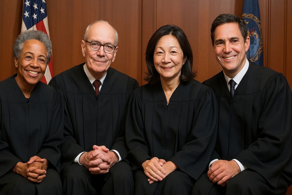 Diverse judges smiling together. | Free Photo - rawpixel