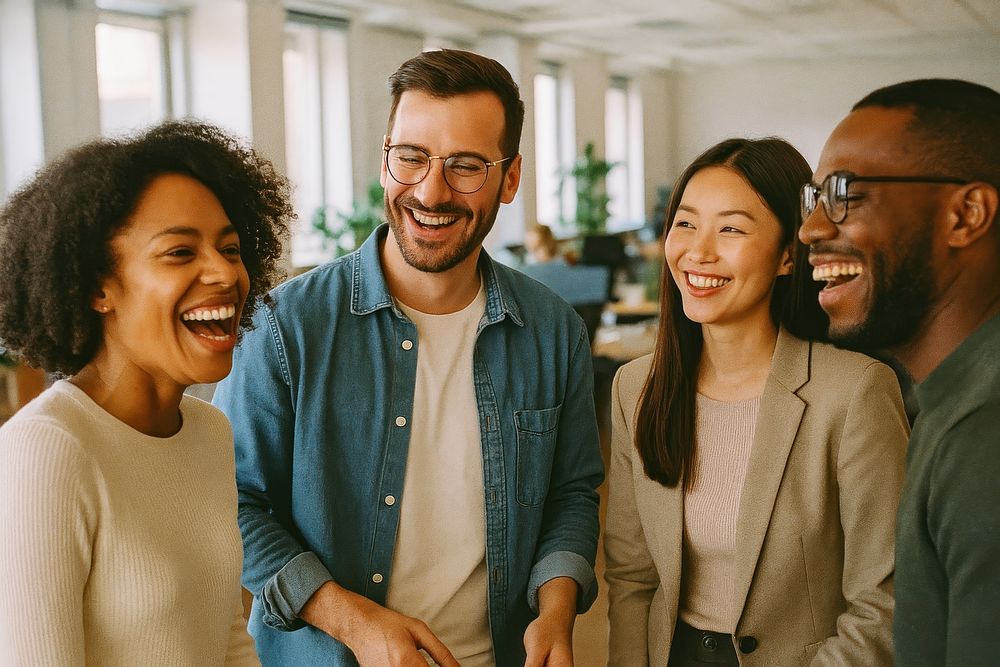 Diverse group laughing together | Free Photo - rawpixel