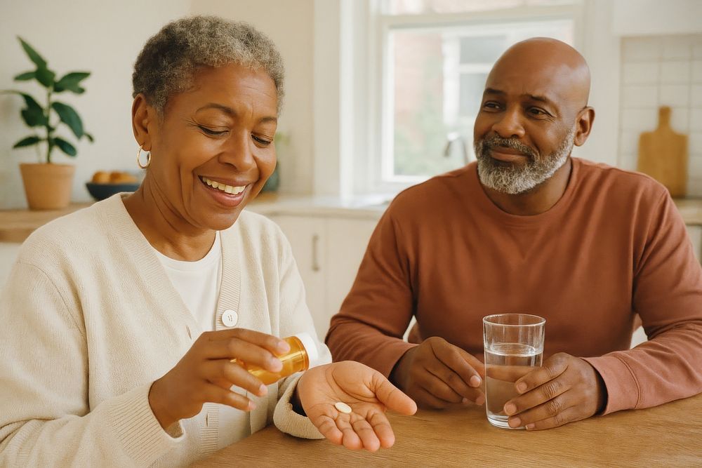 Senior couple health care routine | Free Photo - rawpixel