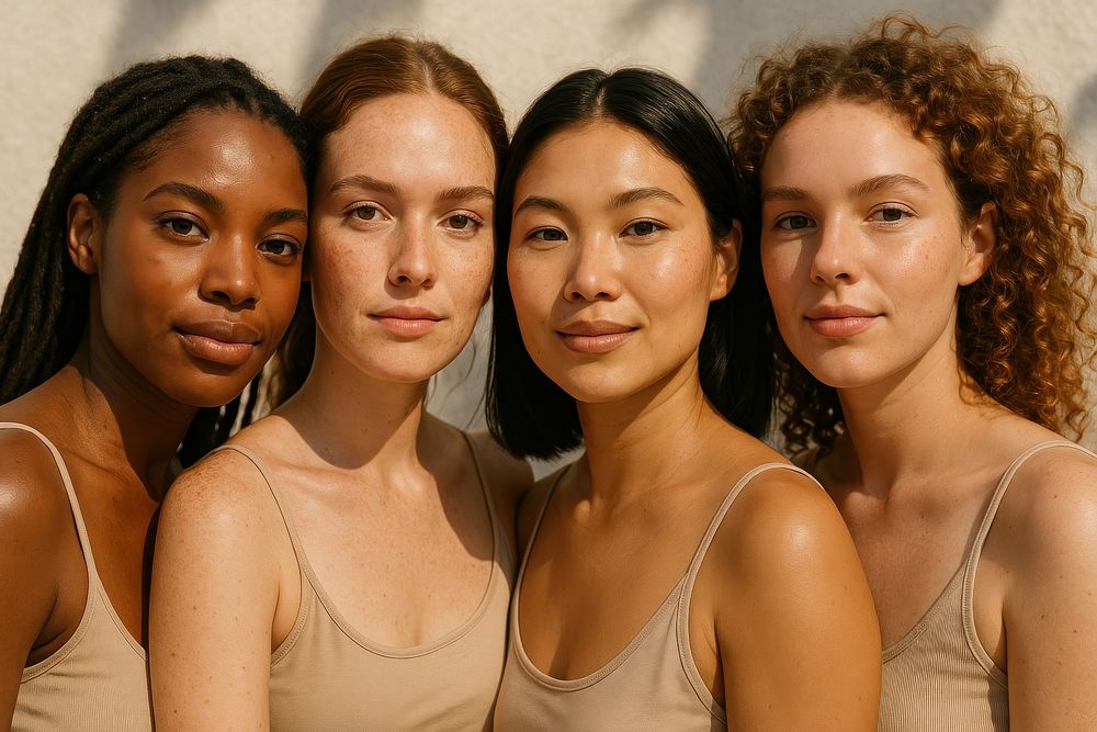 Diverse beauty natural skin tones | Free Photo - rawpixel