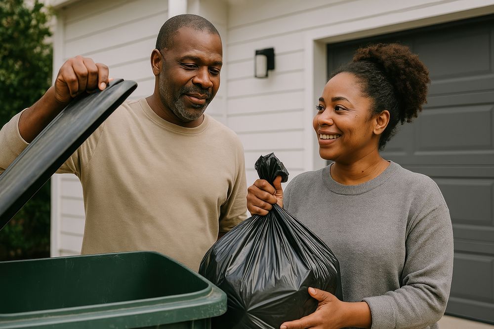 Couple recycling waste together | Free Photo - rawpixel