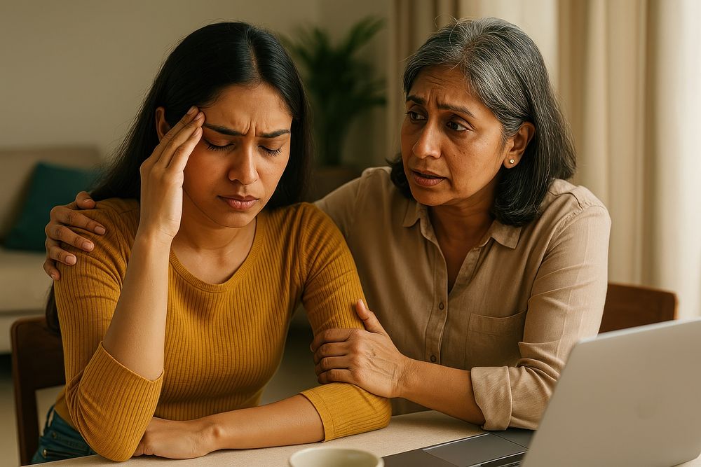 Supportive conversation at home. | Free Photo - rawpixel