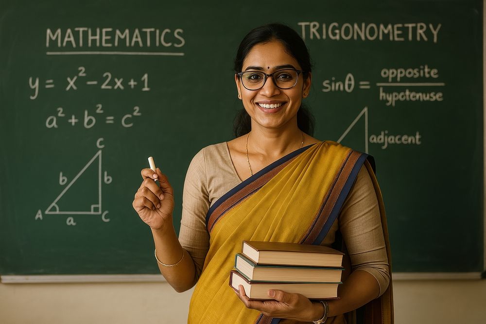 Teacher explaining mathematics concepts. | Free Photo - rawpixel