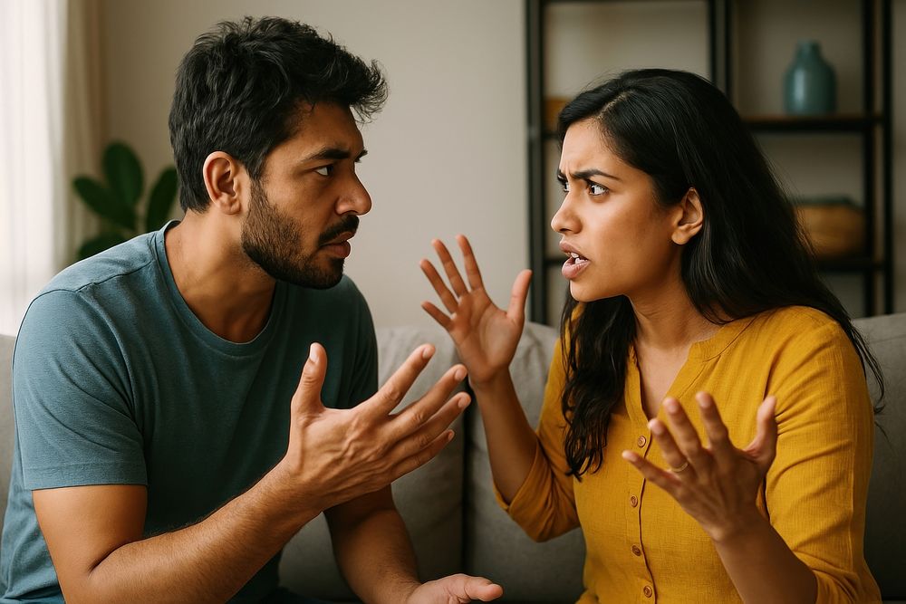 Couple arguing intense emotions | Free Photo - rawpixel