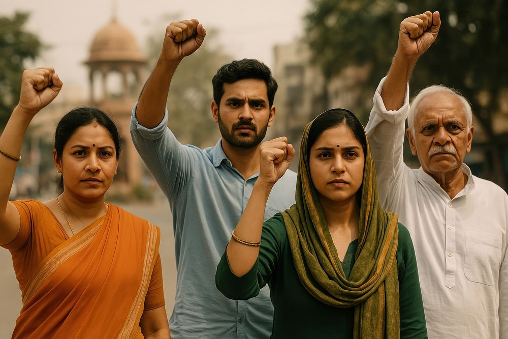 Unity in peaceful protest. | Free Photo - rawpixel