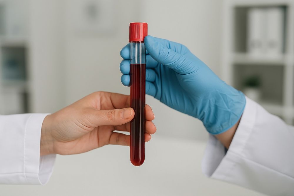 Blood sample exchange in laboratory | Free Photo - rawpixel