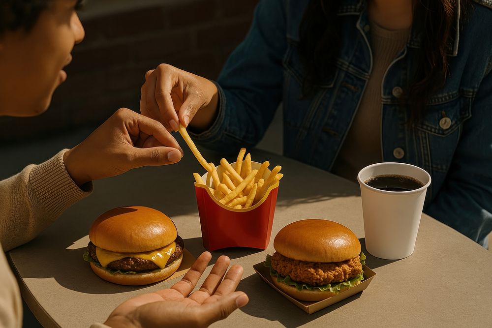Delicious fast food meal outdoors. | Free Photo - rawpixel