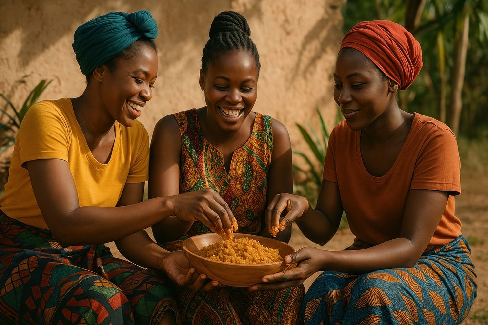 Women sharing traditional meal | Free Photo - rawpixel