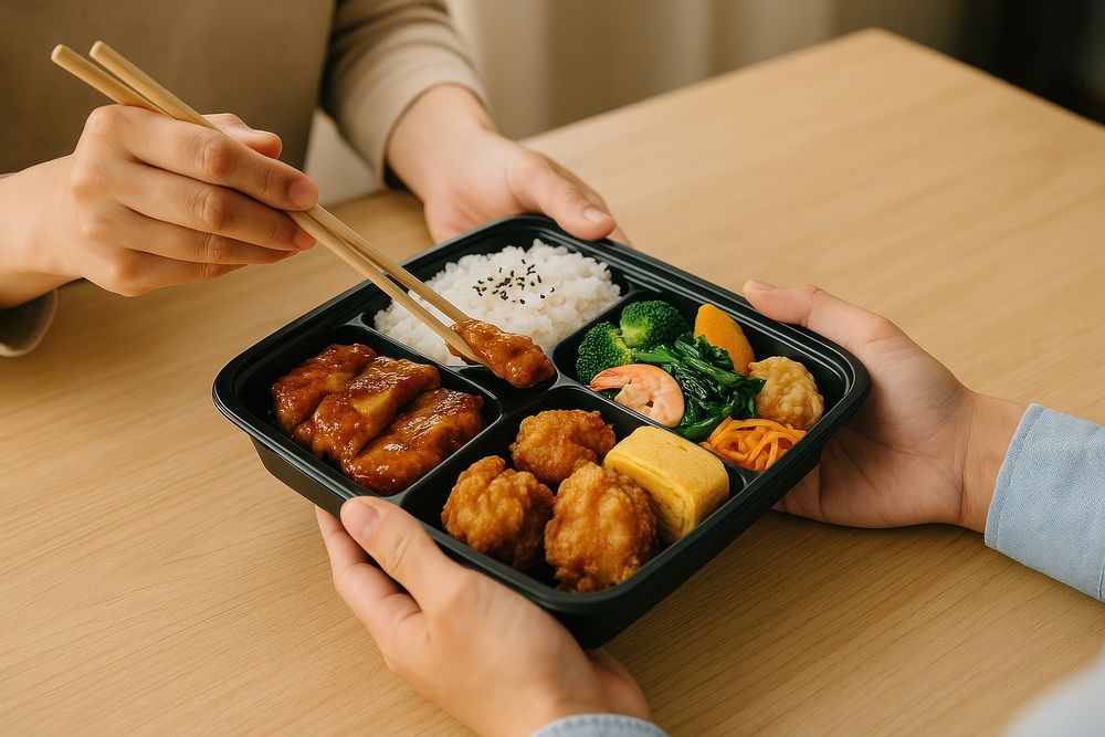 Delicious Japanese bento meal | Free Photo - rawpixel