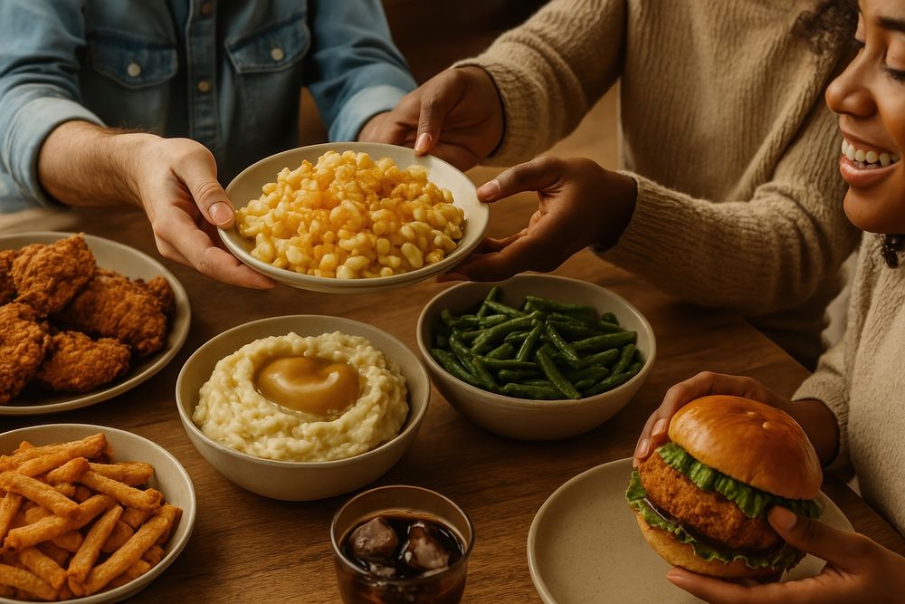 Delicious comfort food gathering | Free Photo - rawpixel