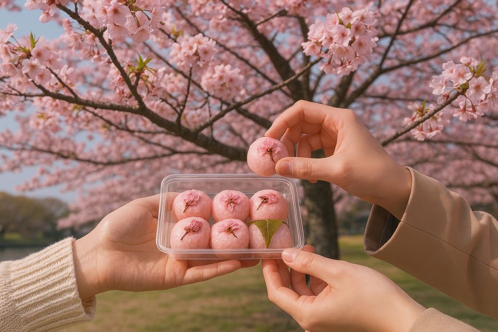 Cherry blossom mochi springtime delight. | Free Photo - rawpixel