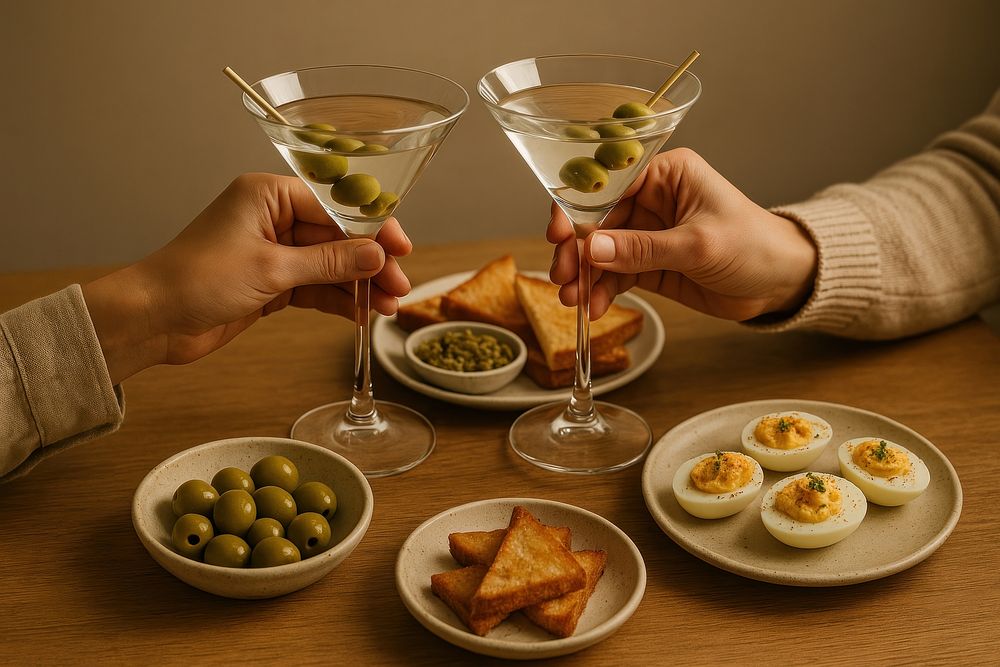 Elegant cocktail toast scene | Free Photo - rawpixel