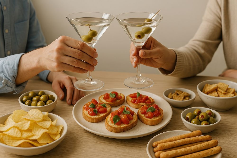 Elegant appetizer toast celebration | Free Photo - rawpixel