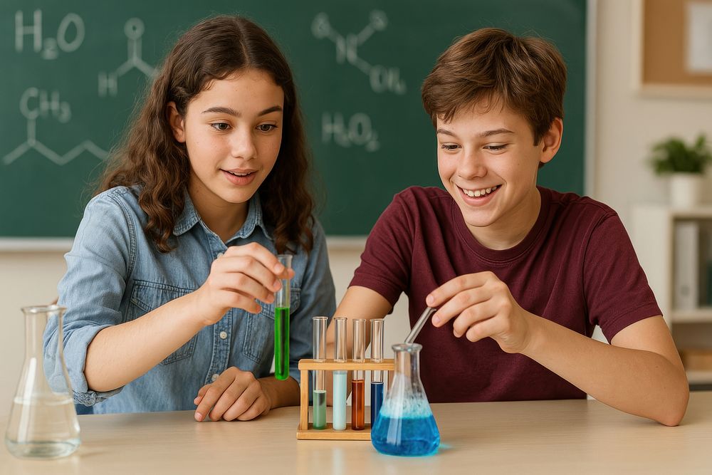 Kids conducting science experiments. | Free Photo - rawpixel