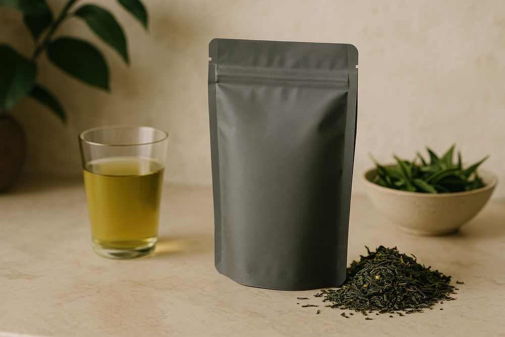 Organic tea packaging display | Free Photo - rawpixel