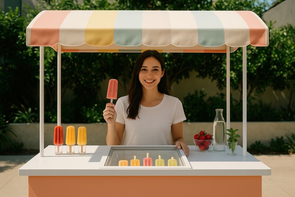 Colorful popsicle stand outdoors. | Free Photo - rawpixel