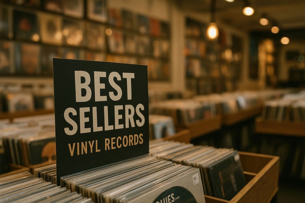 Vinyl records best sellers display | Free Photo - rawpixel