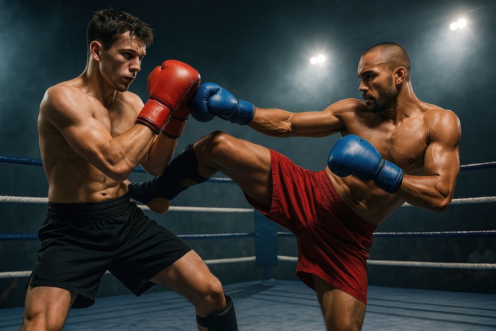 Intense boxing match action scene. | Free Photo - rawpixel