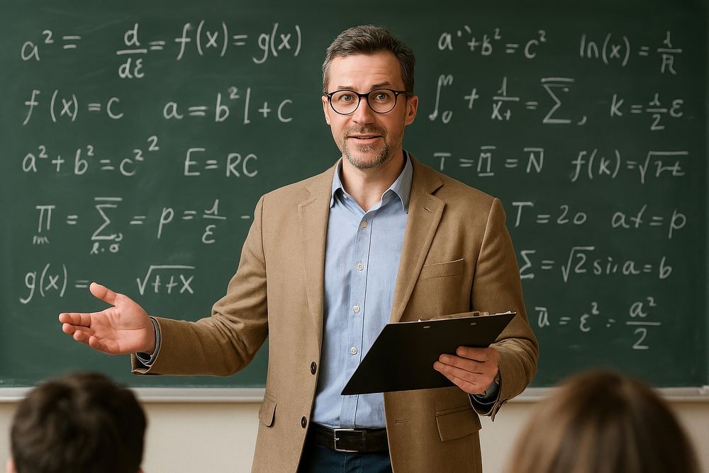 Teacher explaining complex equations. | Free Photo - rawpixel