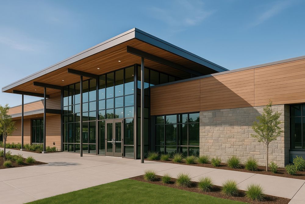 Modern architectural building exterior | Free Photo - rawpixel