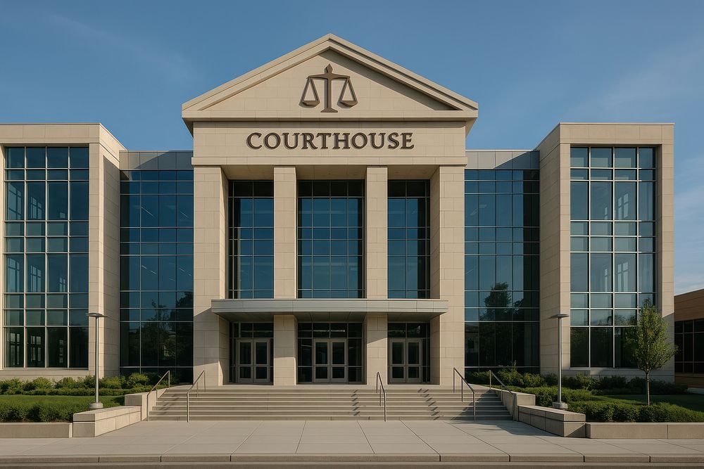 Majestic courthouse exterior architecture. | Free Photo - rawpixel