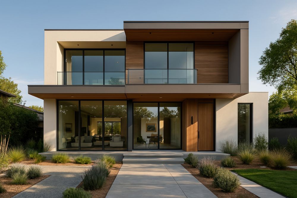 Modern architectural home design. | Free Photo - rawpixel