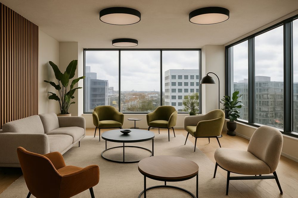Modern office lounge design | Free Photo - rawpixel
