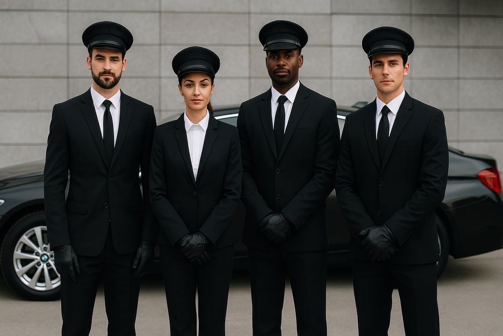 Professional chauffeurs in formal attire | Free Photo - rawpixel