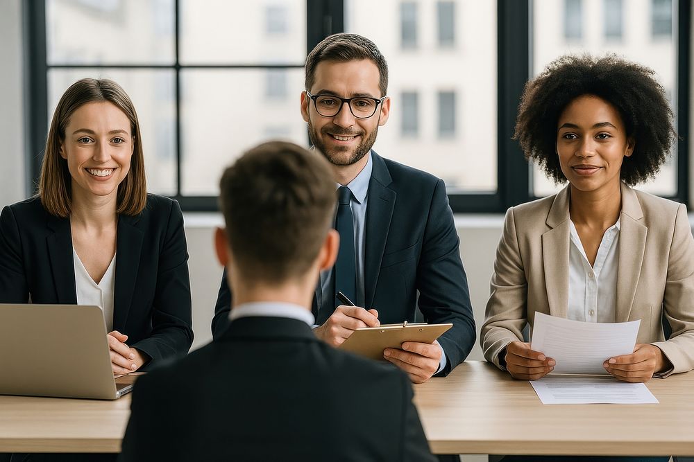 Professional interview panel discussion. | Free Photo - rawpixel