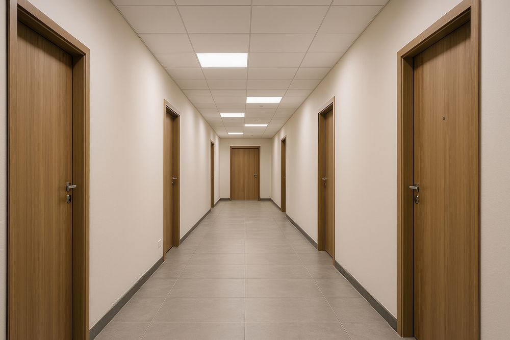Modern office hallway design | Free Photo - rawpixel