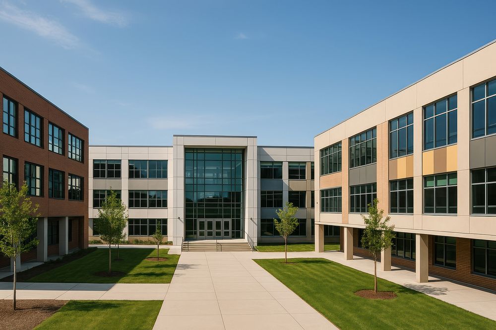 Modern educational campus architecture. | Free Photo - rawpixel