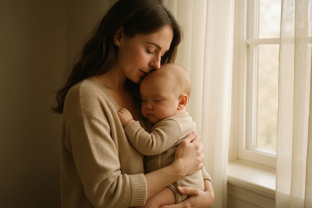 Tender mother embracing baby | Free Photo - rawpixel