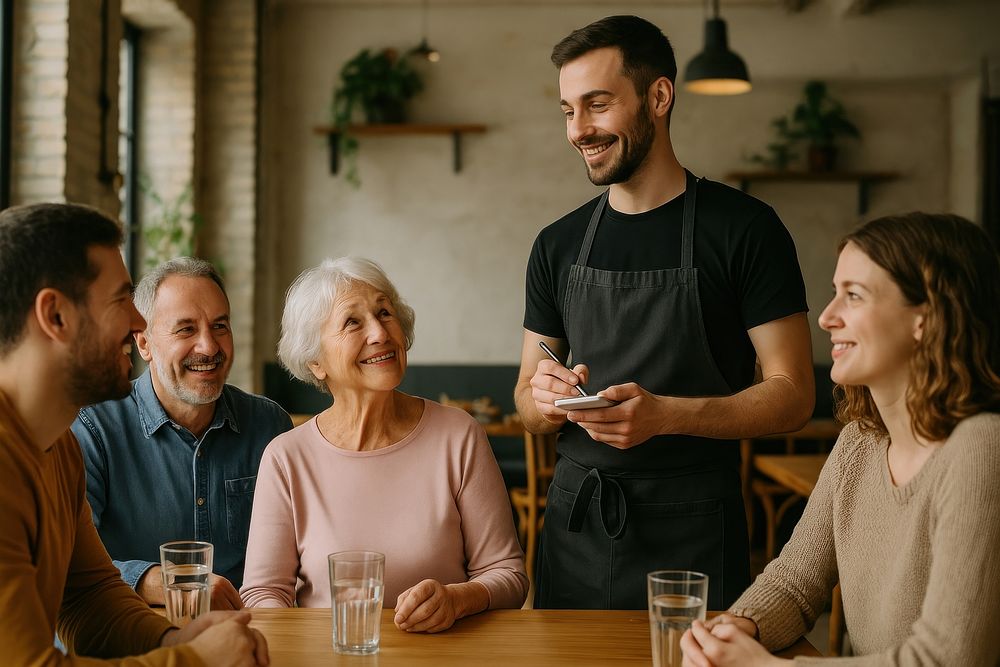 Happy group dining experience | Free Photo - rawpixel