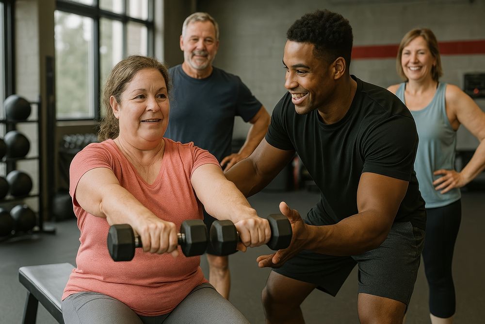 Group fitness training session | Free Photo - rawpixel