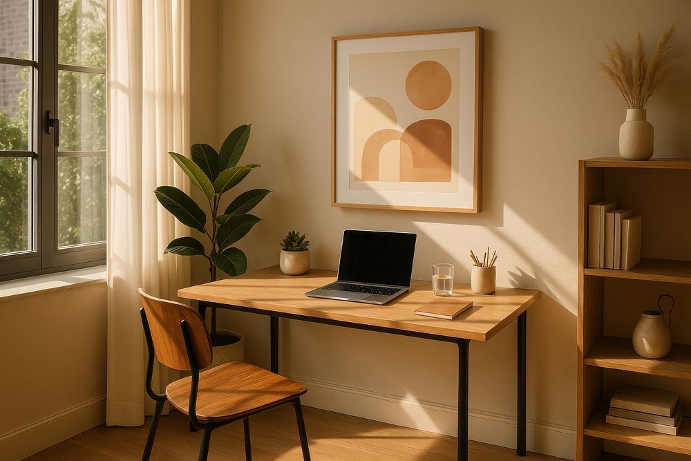 Minimalist home office setup | Free Photo - rawpixel