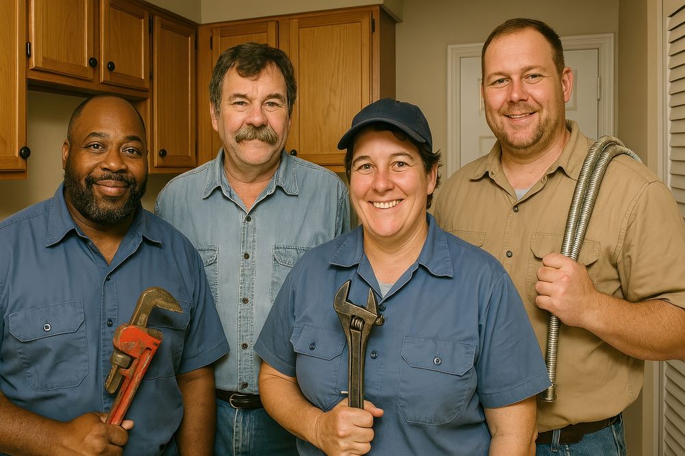 Friendly diverse plumbing team | Free Photo - rawpixel