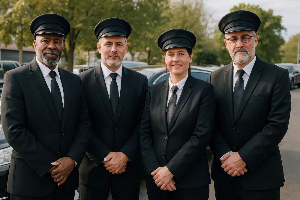 Professional chauffeurs in uniform | Free Photo - rawpixel