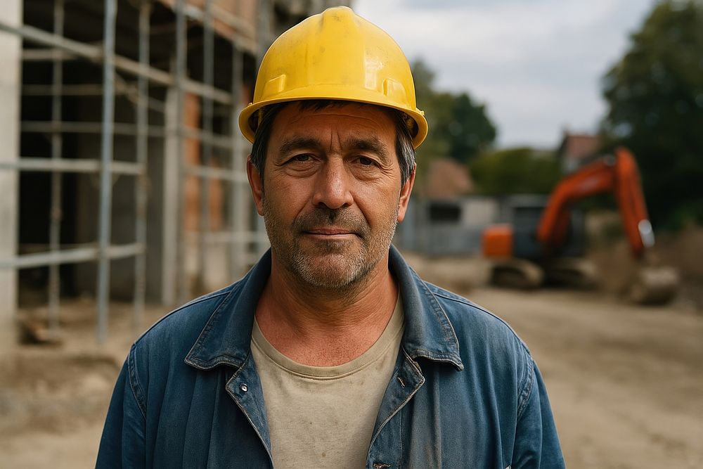 Construction worker wearing helmet | Free Photo - rawpixel