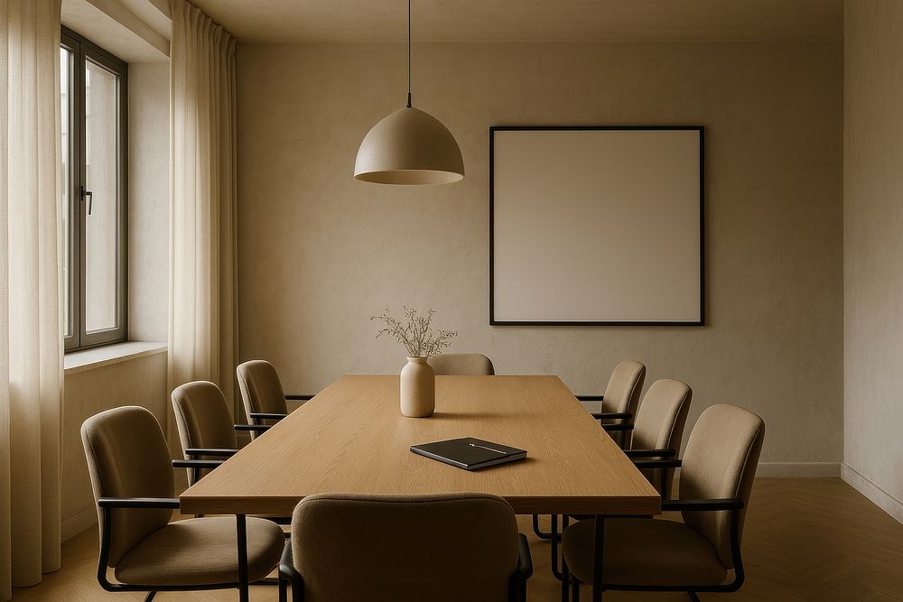 Minimalist conference room design. | Free Photo - rawpixel