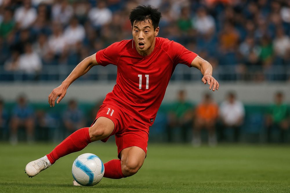 Focused soccer player in action | Free Photo - rawpixel