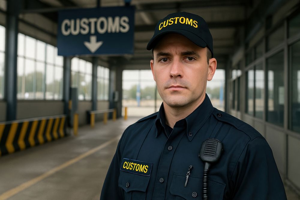 Customs officer at border checkpoint. | Free Photo - rawpixel