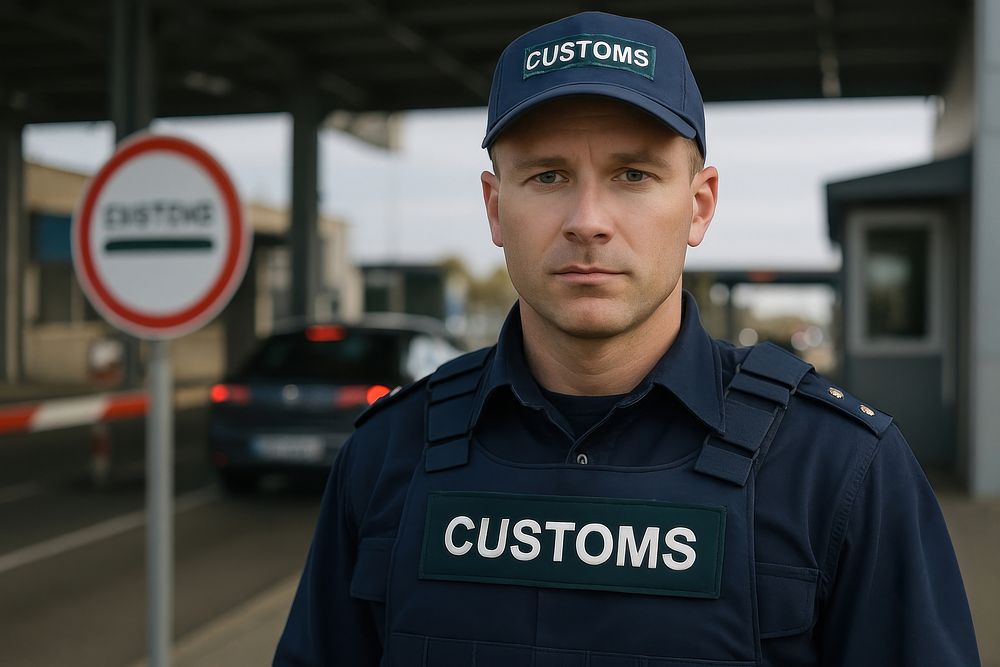 Customs officer at border checkpoint. | Free Photo - rawpixel