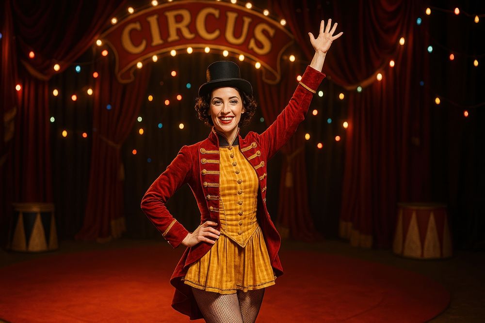 Circus performer in vibrant attire. | Free Photo - rawpixel