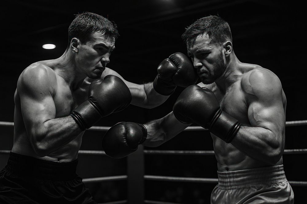 Intense boxing match energy. | Free Photo - rawpixel