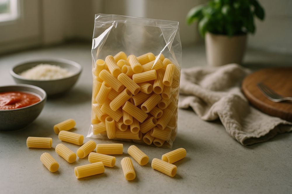 Pasta package on kitchen counter. | Free Photo - rawpixel