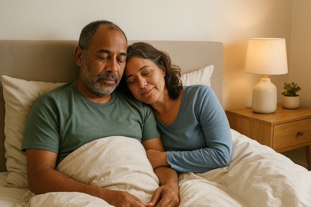 Peaceful couple resting together. | Free Photo - rawpixel