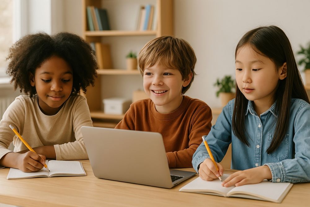 Diverse children learning together | Free Photo - rawpixel