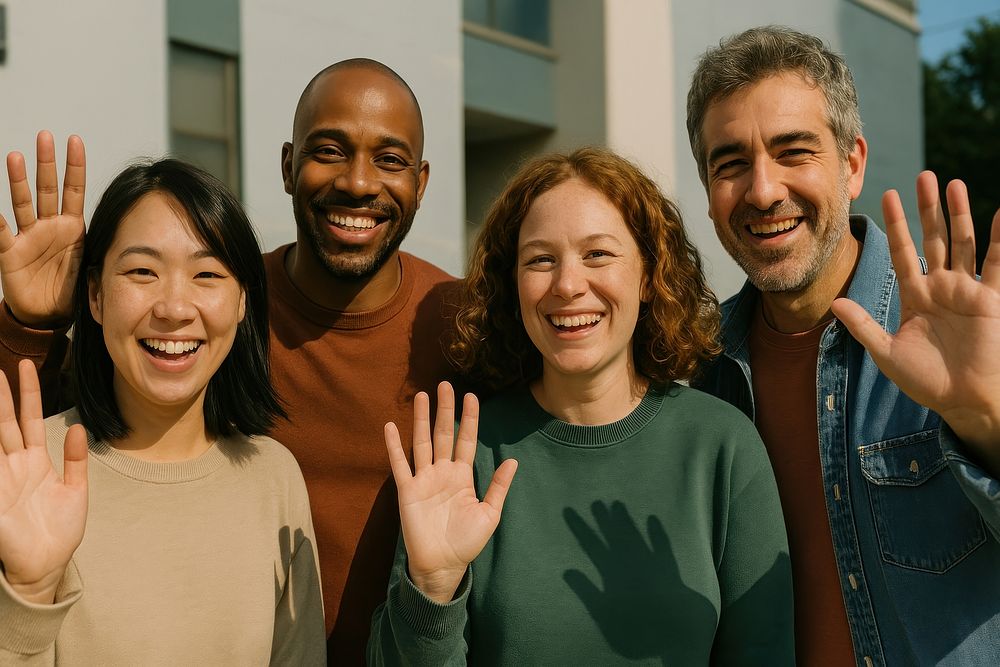 Diverse friends smiling together | Free Photo - rawpixel